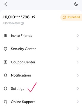 탭비트(TAPBIT) KYC 인증 방법 및 한국어 설정하기 : 네이버 블로그
