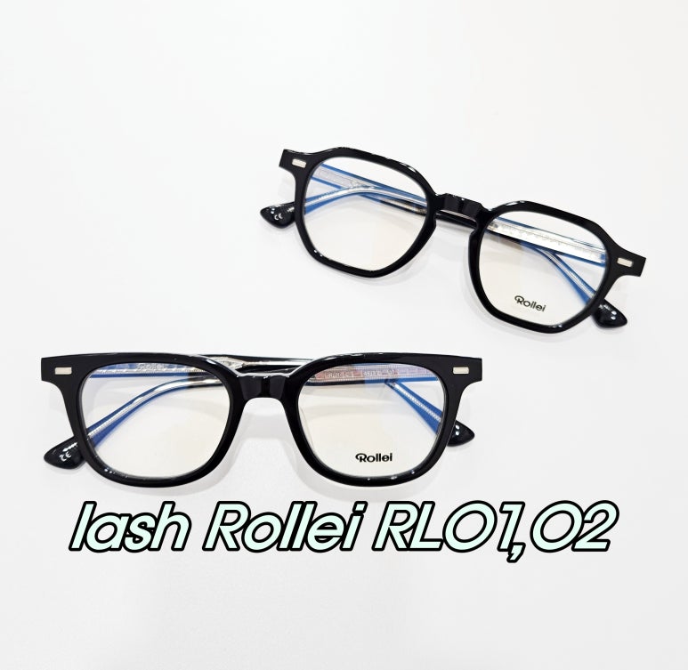 래쉬와 롤라이의 콜라보 클래식 뿔테 사각형 RL01, 육각형 RL02 lash X Rollei Acetate :: 다산신도시 바른안경 : 네이버 블로그