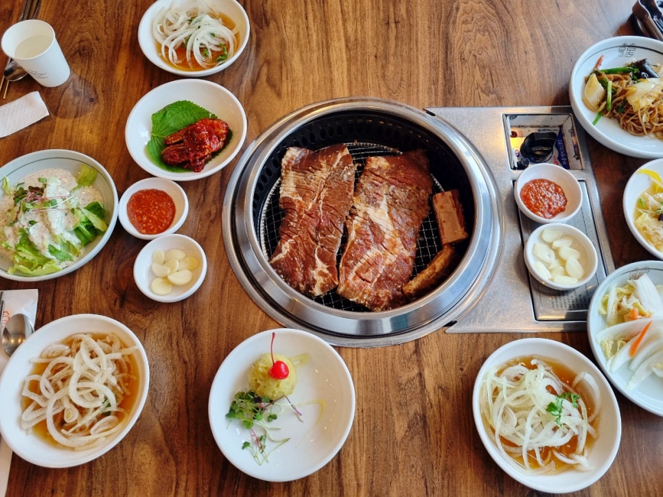 부천 상동 돼지갈비맛집 미가원 런치세트로 즐겨요 : 네이버 블로그