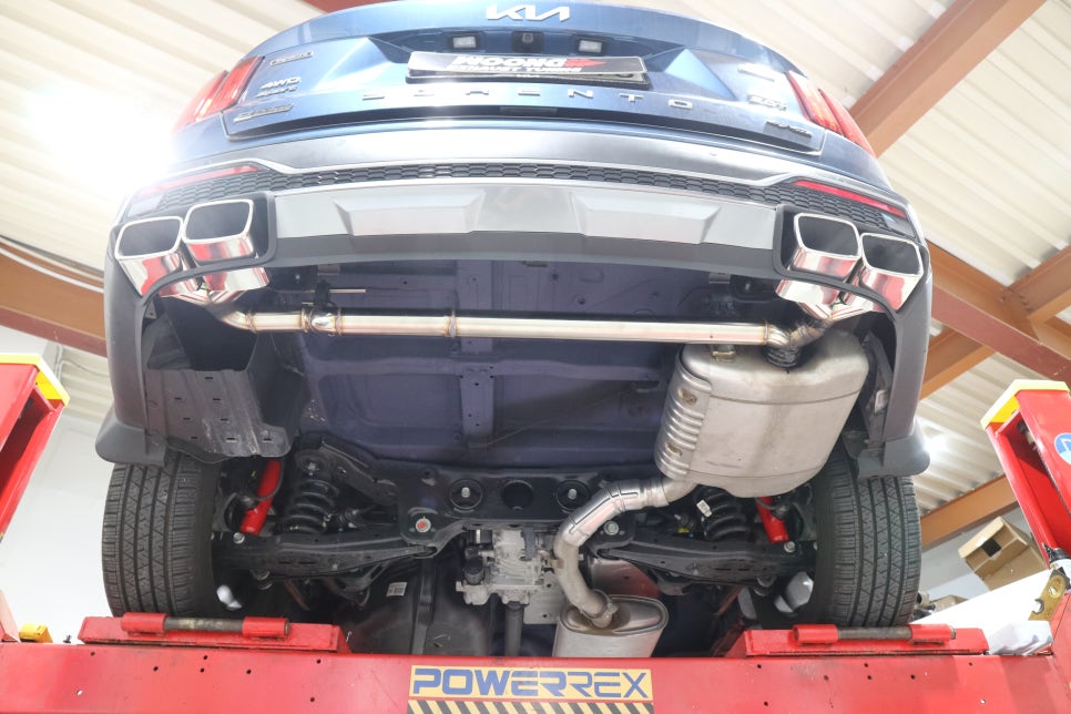 쏘렌토 MQ4 하이브리드 순정형 듀얼 머플러 튜닝. : 네이버 블로그