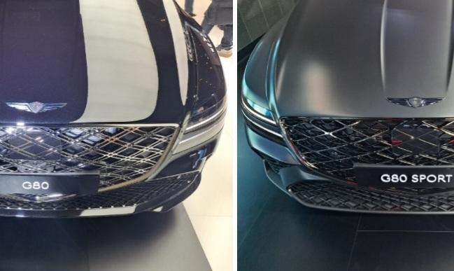 2024 G80와 G80 스포츠의 상세 정보 비교 (제네시스 G80 페이스리프트) : 네이버 블로그