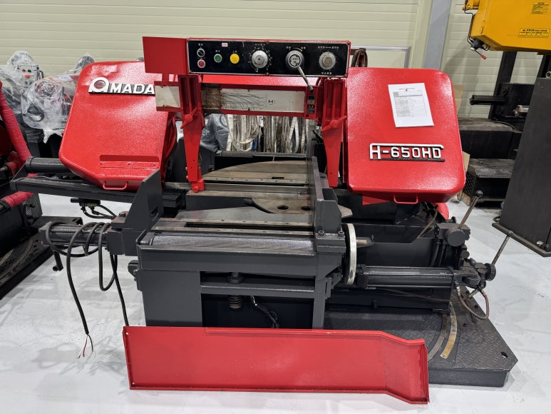H빔절단기 아마다 밴드쏘 톱기계 H-650HD 모델 전시장 시운전 가능 : 네이버 블로그