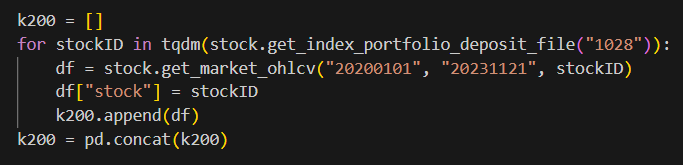 [금융 파이썬 #3] 파이썬으로 코스피, 코스닥 상장 종목의 주가, 시장 데이터 받기 (pykrx, yfinance 등) : 네이버 블로그