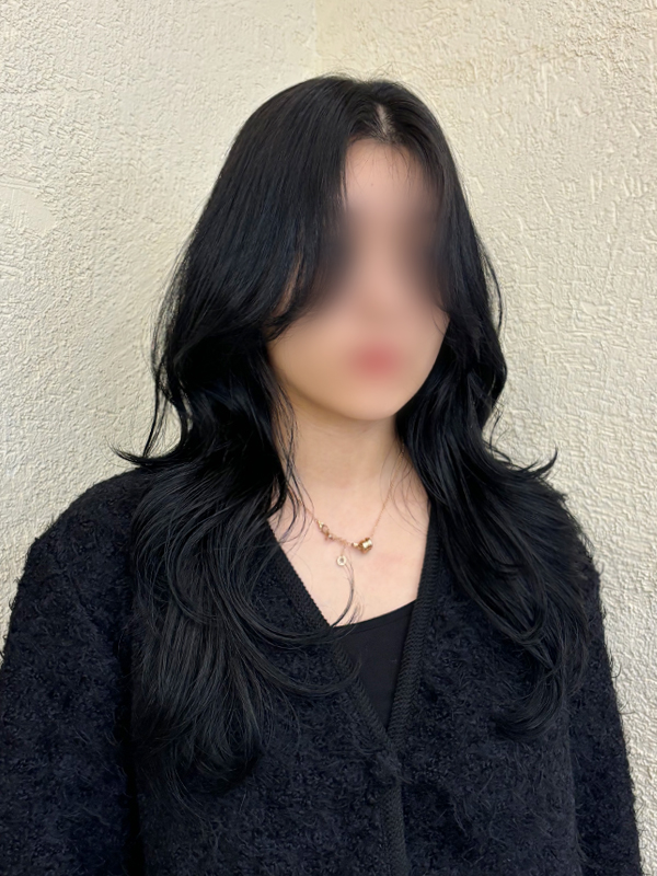 긴머리 레이어드컷 사이드뱅 어떤 펌과도 어울려 : 네이버 블로그
