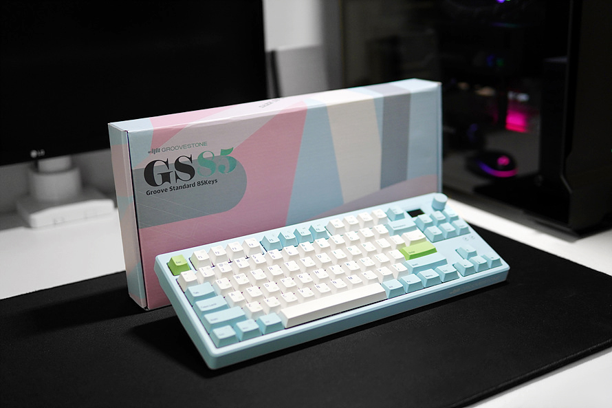 엠스톤 그루브스톤 GS85, 완성도 높은 유무선 기계식 키보드 : 네이버 블로그