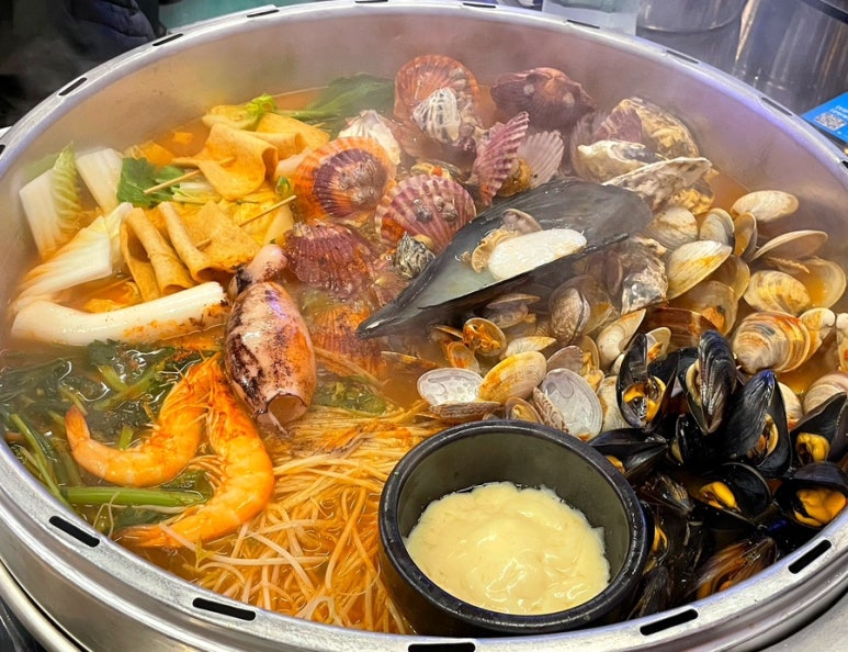 포항 갯벌의조개 효자 조개전골 신상맛집 네이버 블로그