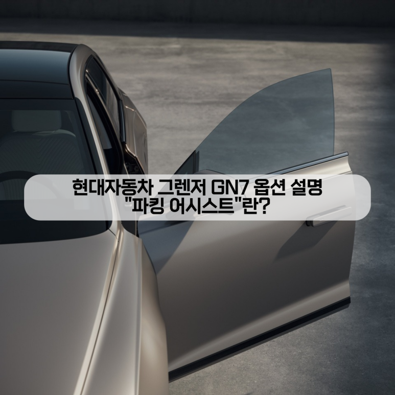 현대자동차 그렌저 GN7 옵션 설명"파킹 어시스트"란? : 네이버 블로그