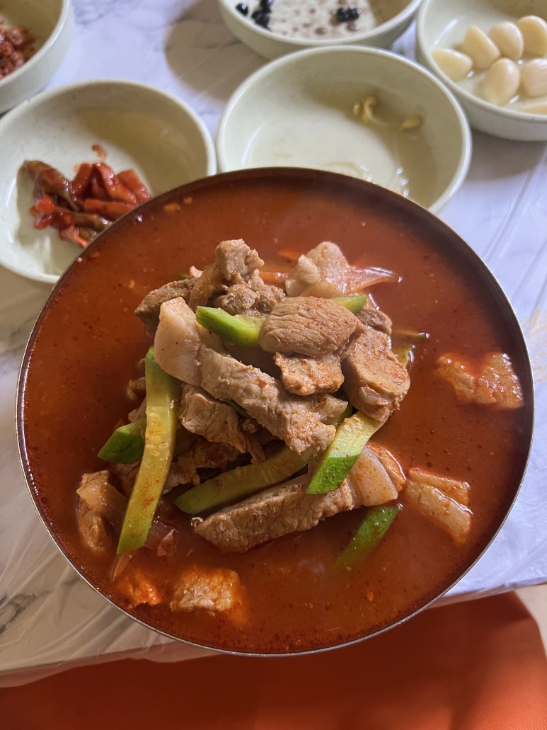 광주평동 광주 대표 애호박찌개 맛집 명화식육식당 네이버 블로그