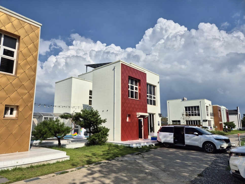 대부도 가족 독채 펜션 풀빌라 바코드펜션_애견동반펜션 가족숙소 : 네이버 블로그