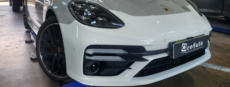 포르쉐 파나메라 컨버전 971.1 차량 971.2 터보S 스타일 전면 바디킷 사이드스커트 리어 디퓨져 교체 : 네이버 블로그