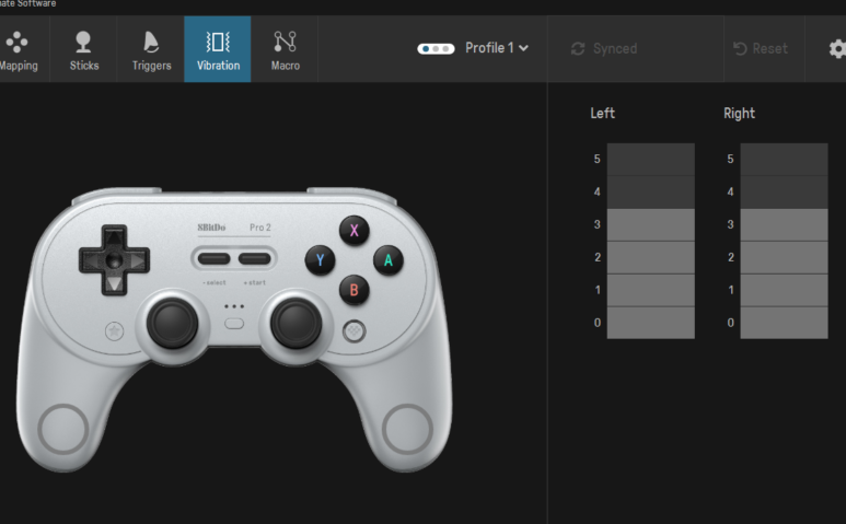 8BitDo pro2(8비토 프로2) 키 변경, 진동 감도 조절, 매크로 설정 방법(안드로이드, PC, 앱스토어), 업데이트 : 네이버 블로그