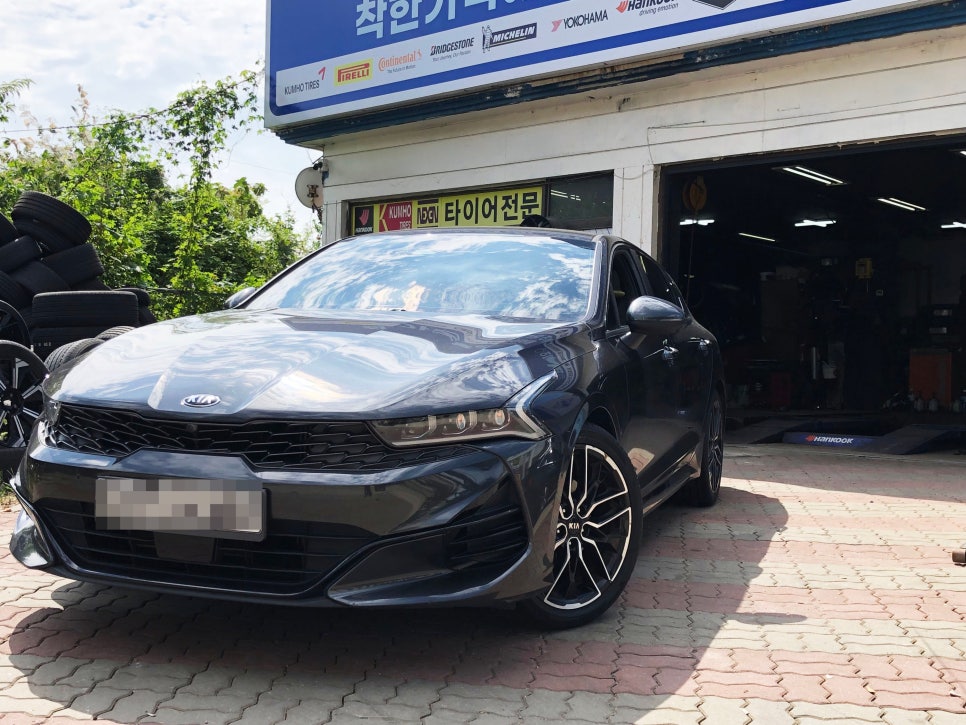K5 DL3 19인치 사이즈 타이어 가격이 상당하니 추천 제품 교체해요 : 네이버 블로그