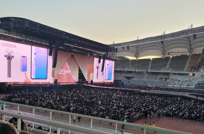 플로어 시야 업뎃 시야사진80개이상고양종합운동장 콘서트 공연 2층 3층 좌석 플로어 시야방해석 실제 시야 네이버 블로그