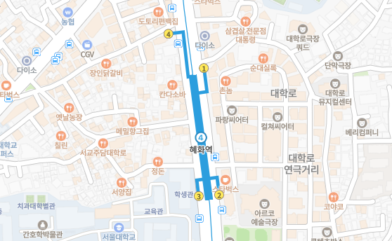 대학로 혜화역 인근 주변 근처 주차장 공영 민영 노상 유료 상가 주차장 주차요금 주차정보 네이버 블로그