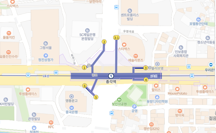 종각역 주변 인근 근처 주차장 주차요금 공영 민영 상가 노상 유료 주차장 주차정보 네이버 블로그