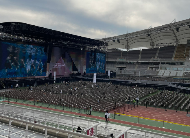 플로어 시야 업뎃 시야사진80개이상고양종합운동장 콘서트 공연 2층 3층 좌석 플로어 시야방해석 실제 시야 네이버 블로그