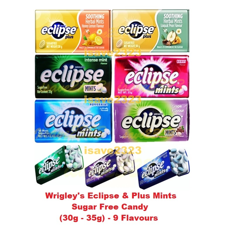 [말레이시아 구매대행] Wrigley's 리글리 이클립스 민트 그레이프 슈가 프리 35g Eclipse Mint : 네이버 블로그