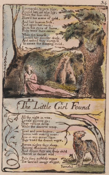 번역시) The Little Girl Found - 윌리엄 블레이크(William Blake) : 네이버 블로그