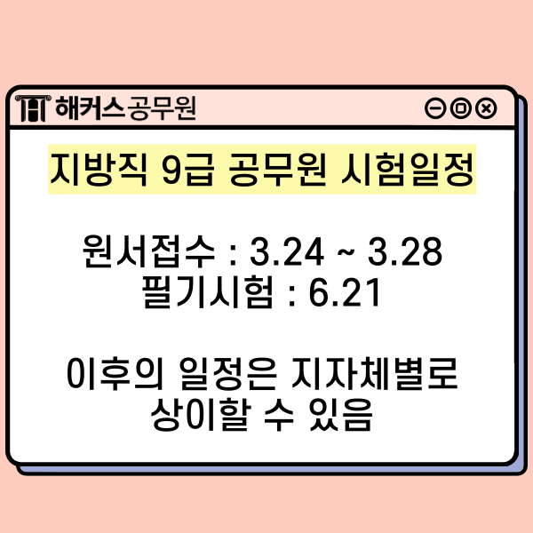 2025 9급 지방직공무원 시험일정 경쟁률 과목 총정리 네이버 블로그