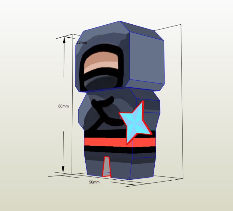 운빨존많겜 닌자 만들기 종이모형하는남자 무료 도안 : 네이버 블로그