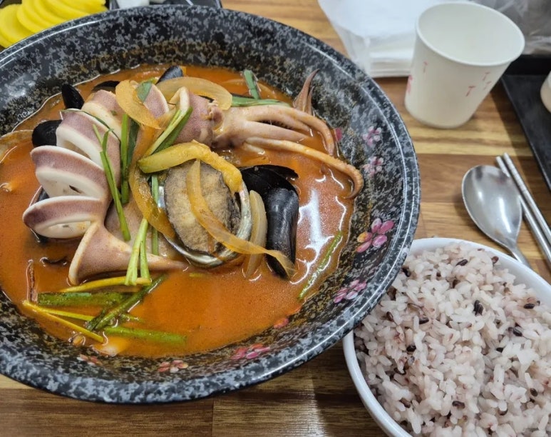 용인 수지 죽전 짬뽕 맛집 산이네해물짬뽕 통오징어짬뽕 차돌짬뽕 네이버 블로그