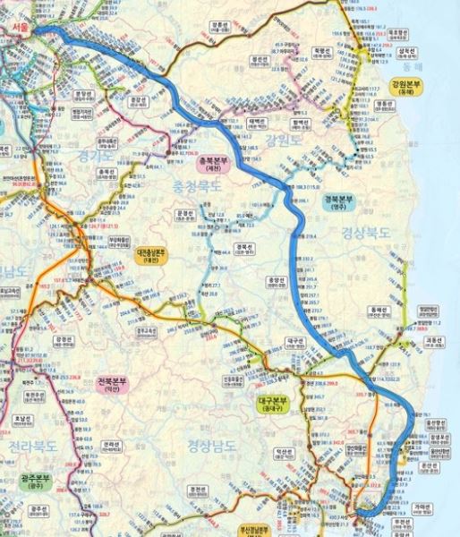 중앙선 KTX 완전 개통 - 노선도, 정차역, 소요 시간 정리 : 네이버 블로그