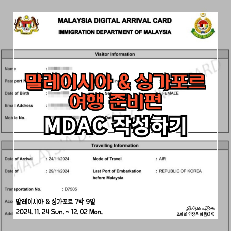 MDAC 말레이시아 입국신고서 작성방법 : 네이버 블로그