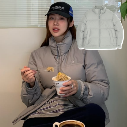 뉴발란스 숏패딩 차정원 패션 액티브 숏 다운 자켓 가격 네이버 블로그