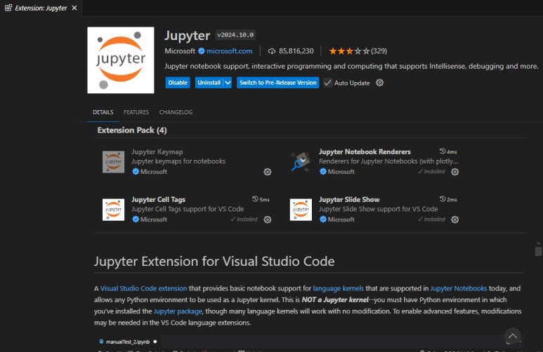 VS Code로 파이썬 주피터 노트북(Jupyter Notebook) 설치하기 : 네이버 블로그