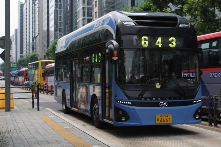 관악교통 643번 현대 일렉시티 초저상 전기버스 EV 19(4661) : 네이버 블로그