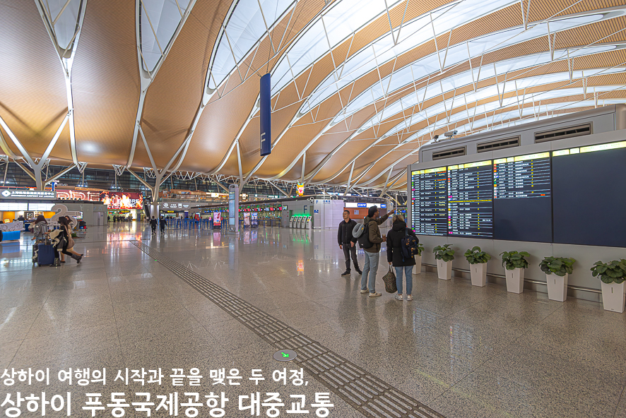 중국 상하이 상해 여행 추천 푸동공항 2터미널 입국 출국 심야버스 지하철 알리페이 네이버 블로그