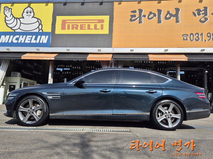 구래동 제네시스 G80 피렐리타이어 올시즌 GOE 245 40R20 / 275 35R20 교체 김포 타이어명가 구래점 : 네이버 블로그