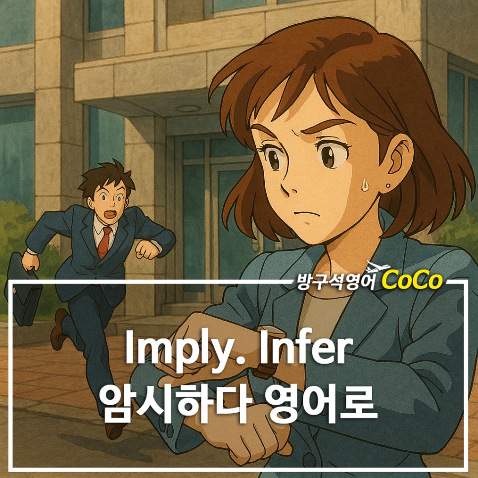 imply, infer 암시하다 영어로 활용법 : 네이버 블로그