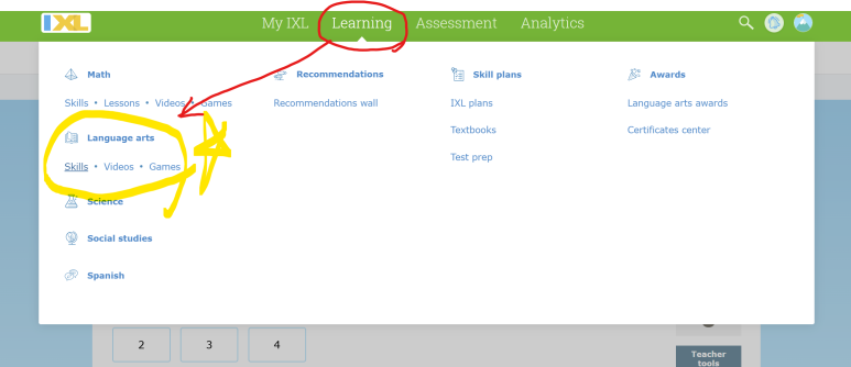 IXL 사용 방법 : 네이버 블로그