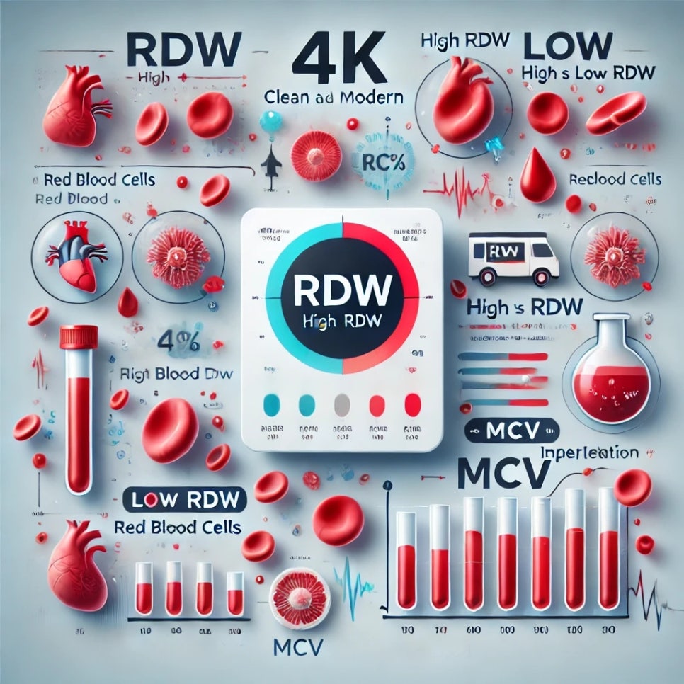 RDW 수치란? RDW 수치 높으면, rdw 수치 증가 낮음의 의미 : 네이버 블로그