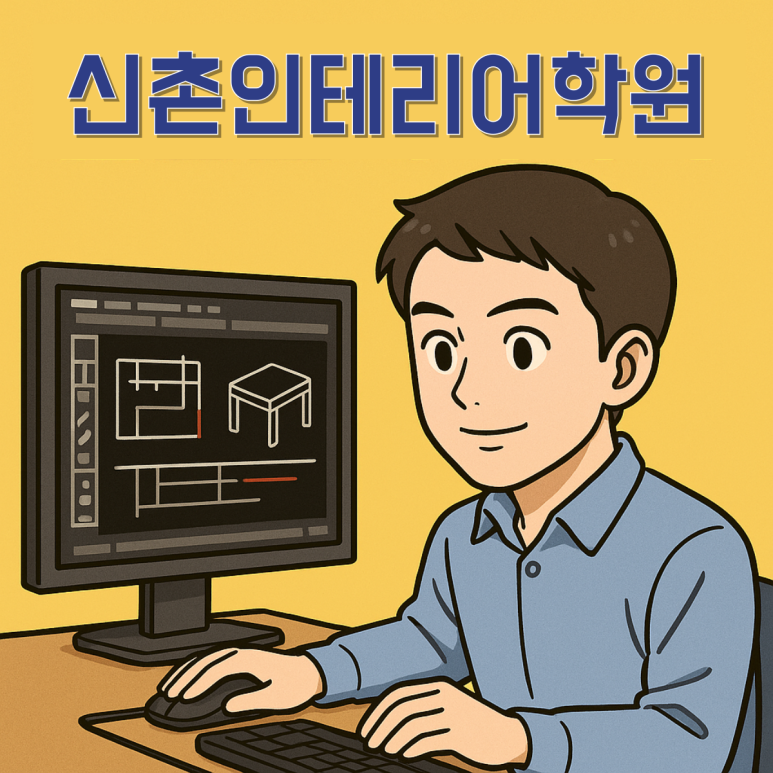 신촌인테리어학원 실내건축 인테리어설계캐드and스케치업 개강 네이버 블로그