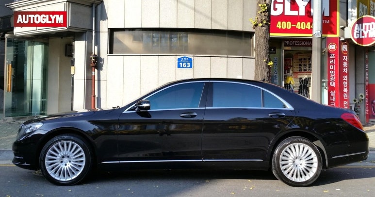 송파구 벤츠 S500 광택,유리막 코팅, 유리 발수 코팅, PPF 생활보호필름 시공 후기. : 네이버 블로그