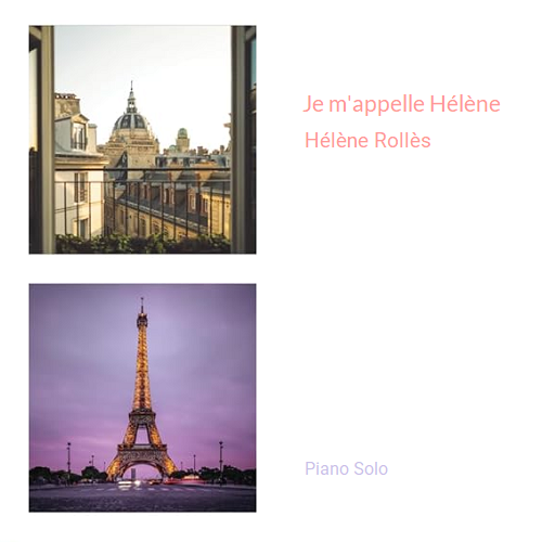 [샹송 명곡] Je m'appelle Hélène, 피아노 악보와 연주곡 mp3 (무료) : 네이버 블로그