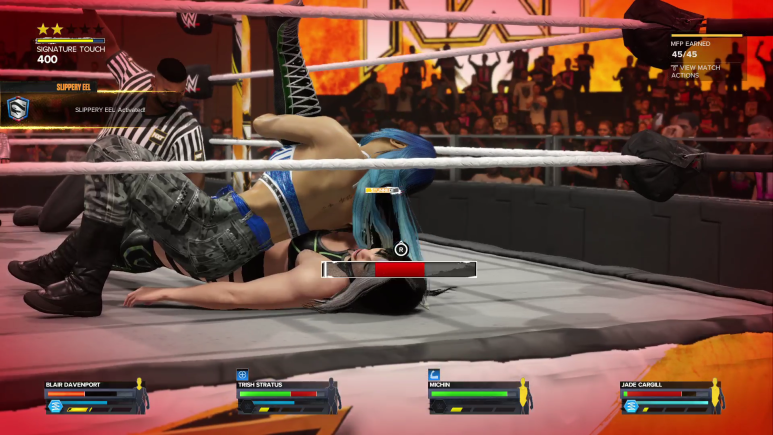 [PS4]WWE 2K24 - 잘못본건가 싶었는데 등 뒤에 저거 진짜 한글로 써져있네. : 네이버 블로그