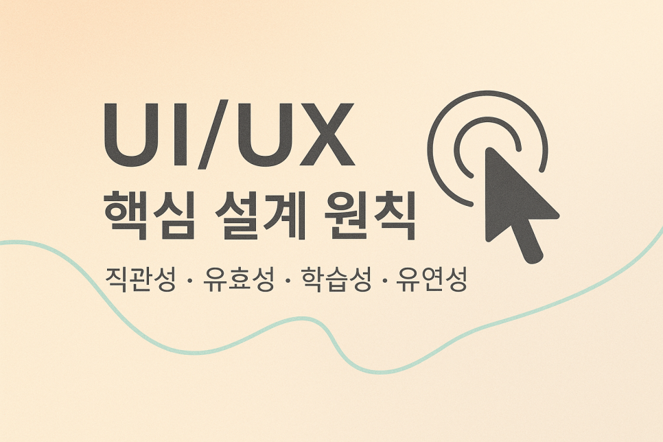UI/UX 설계 4대 핵심 원칙과 인터페이스 유형 총정리– 직관성, 유효성, 학습성, 유연성을 중심으로 : 네이버 블로그