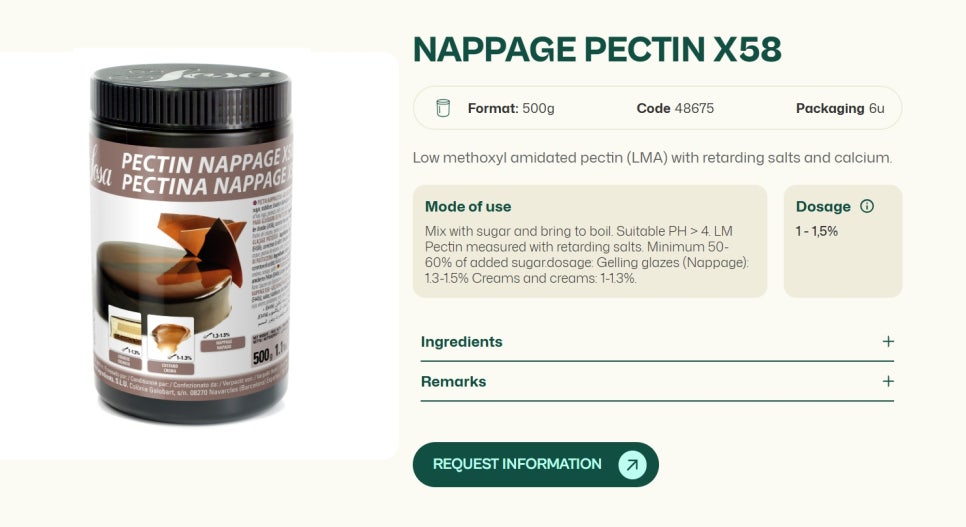 펙틴 Part - 8 [Pectin X58] 요거트·크림·치즈도 OK! 유제품 전용 젤리·글레이즈용 펙틴 🍦🧁 : 네이버 블로그