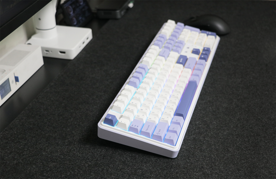 저소음, 쫀득한 타건감 굿, COX C108 3모드 기계식 키보드 사용후기 : 네이버 블로그