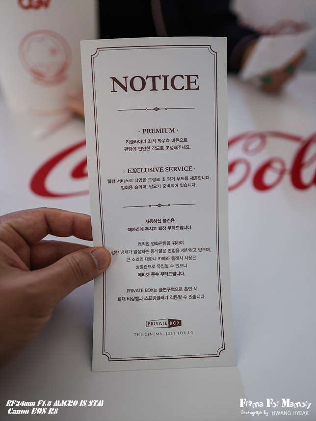 프라이빗박스(PRIVATE BOX, SCREENX 2D) + CGV 영등포 : 네이버 블로그