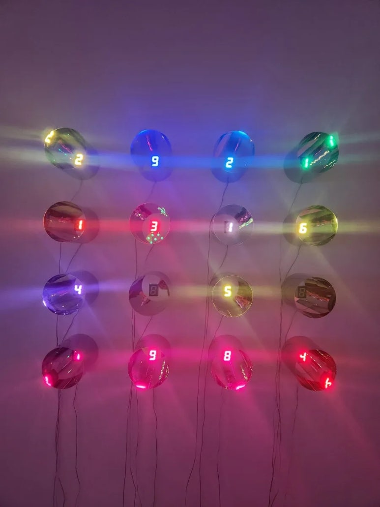 갤러리 바톤 : TATSUO MIYAJIMA 미야지마 타츠오 개인전 미야지마 타츠오의 신작 공개 : 네이버 블로그