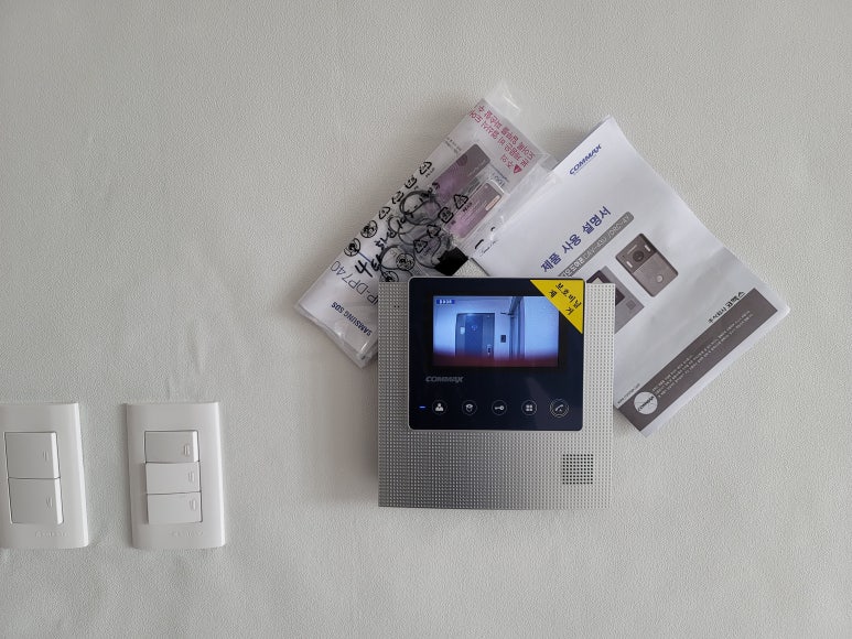 동래구 인터폰]온천동 새온천화신동영아파트 인테리어 비디오폰 설치 시공(CAV-43U) : 네이버 블로그