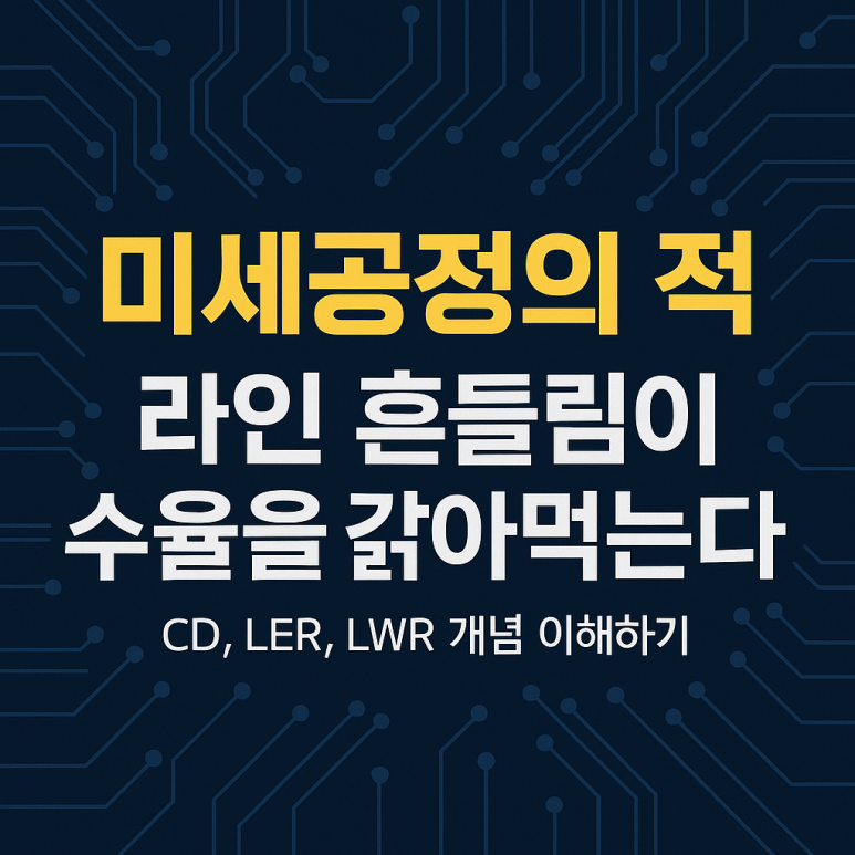 미세공정의 적 – 라인 흔들림이 수율을 갉아먹는다 CD, LER, LWR 개념 이해하기 : 네이버 블로그