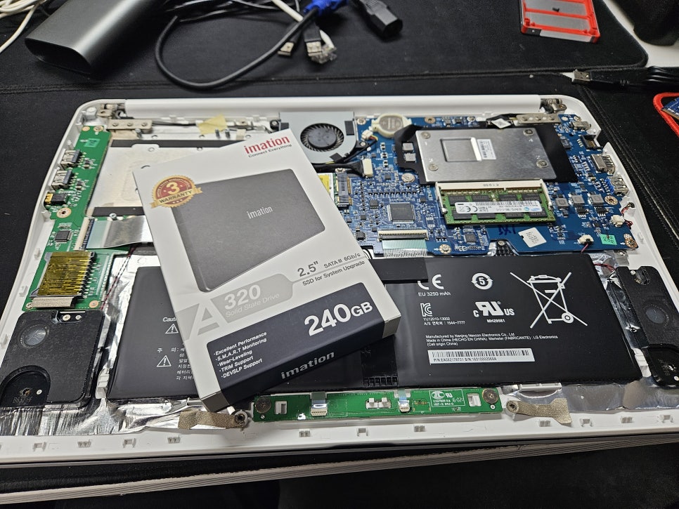 김포 마산동 노트북 수리 LG15U34 SSD 교체 [ 마산동 노트북 수리 ] : 네이버 블로그