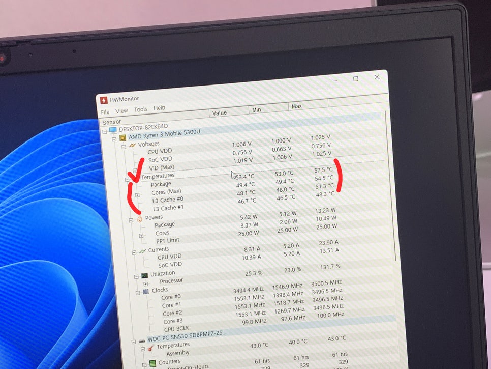 CPU 온도 보는법 GPU 체크 CPUID HWMonitor 확인 방법 : 네이버 블로그