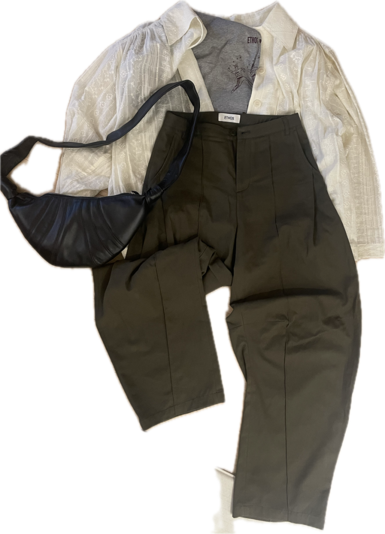 [에토스] wide curved pants : 네이버 블로그