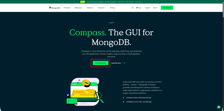 MongoDB Compass 다운로드하고 연결하기 : 네이버 블로그